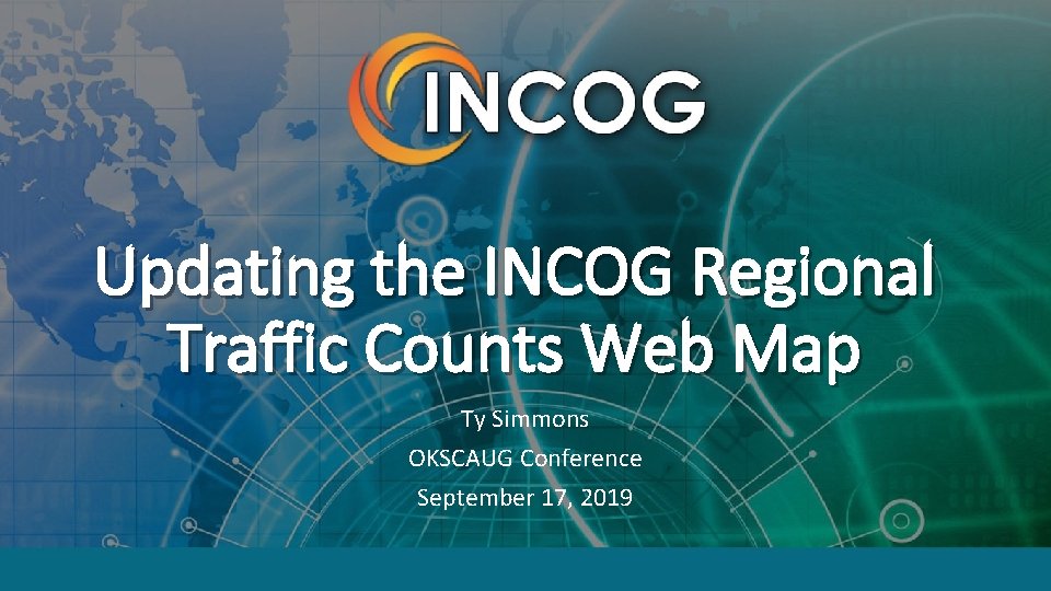 Updating the INCOG Regional Traffic Counts Web Map