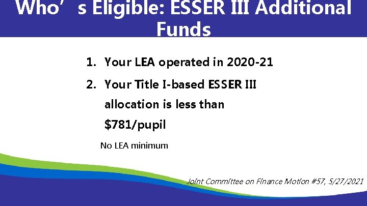 ESSER II II Hours of Instruction Data Collection
