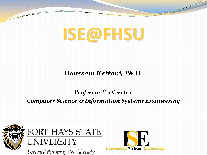 ISEFHSU Houssain Kettani Ph D Professor Director Computer
