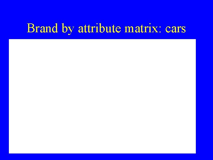 Consumer Behavior Professor Lawrence Feick University of Pittsburgh