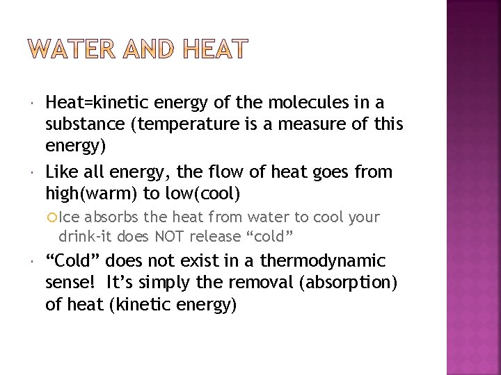 Basic Chemistry Water Matter2 things Mass and space