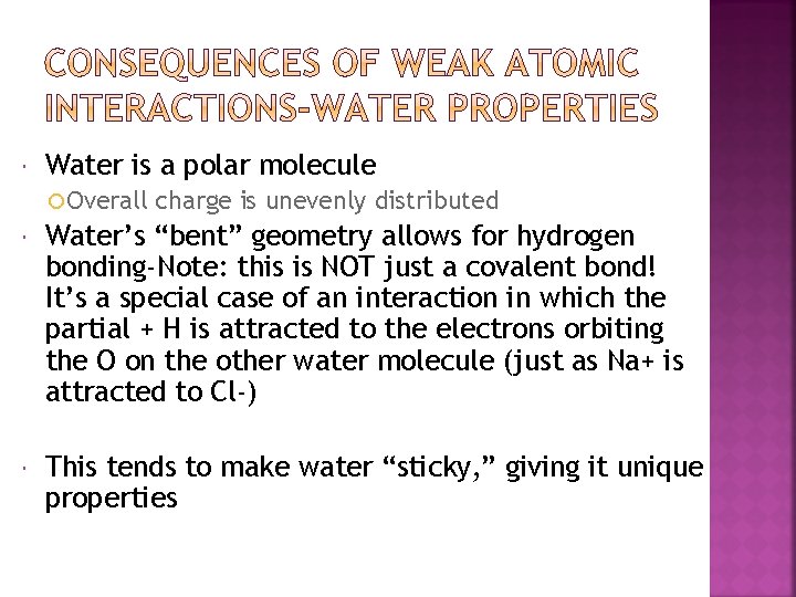 Basic Chemistry Water Matter2 things Mass and space