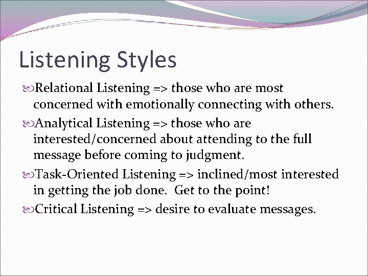 Chapter Three Listening Lecture by Chris Ross The