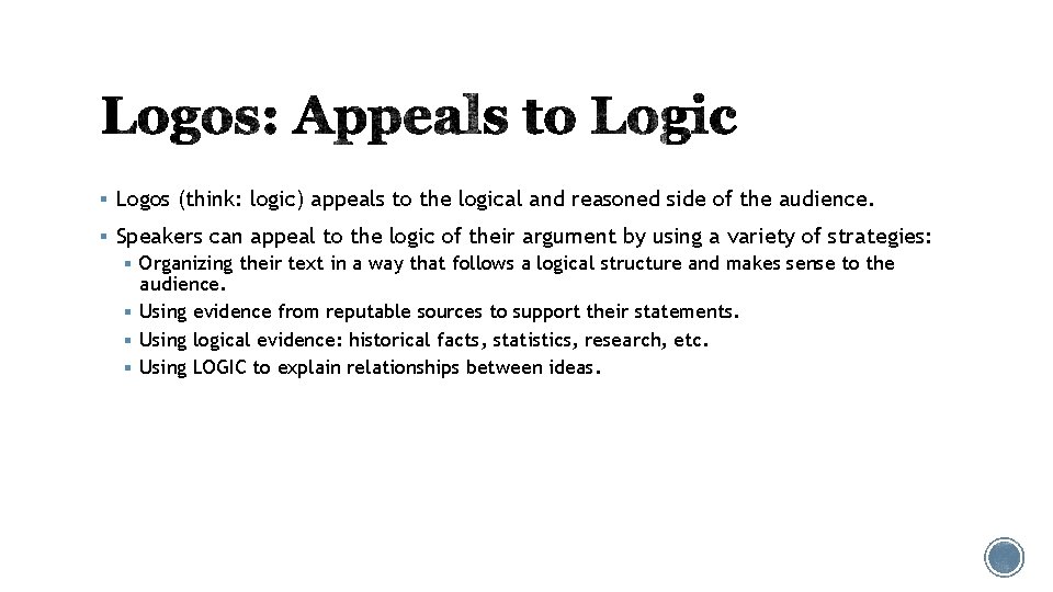 How to identify and when to use them