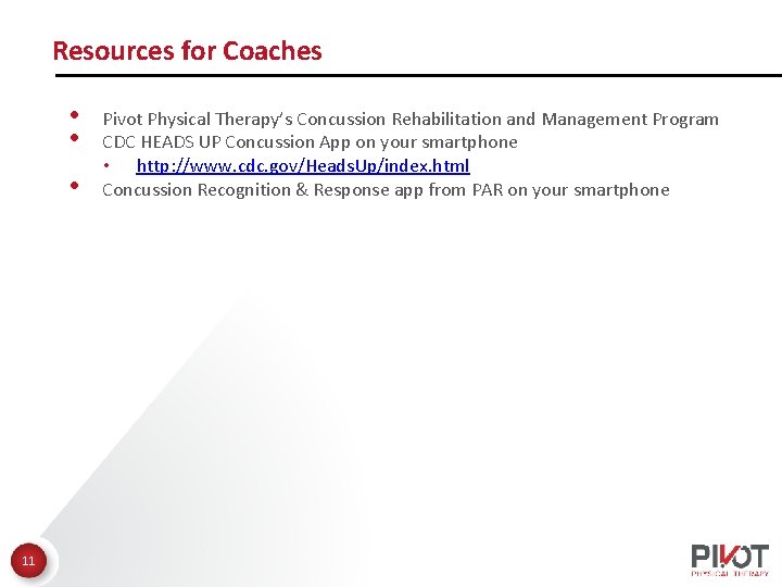Concussion Basics Amber Moats MHA LAT ATC Sports