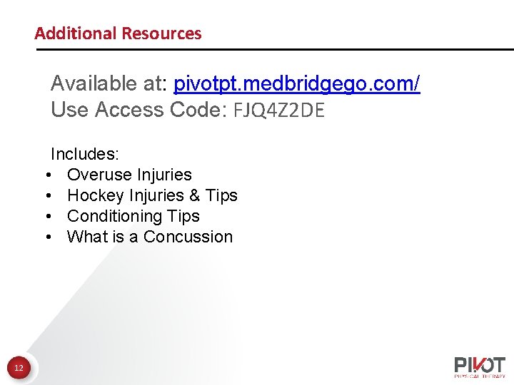 Concussion Basics Amber Moats MHA LAT ATC Sports