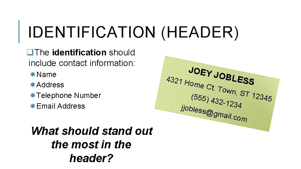 PREPARING A RESUME Introduction to Business Marketing WHAT