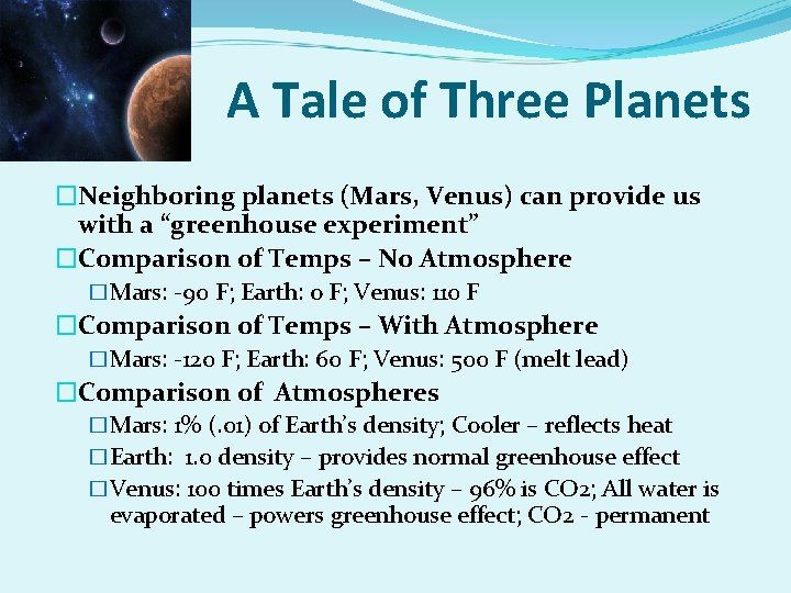 Global Warming Climate Change What do I need