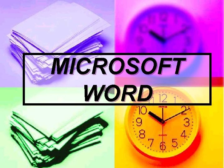 MICROSOFT WORD Program za obradu teksta n n