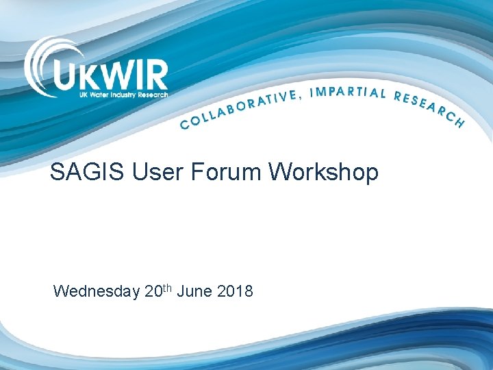 SAGIS User Forum Workshop Wednesday 20 th June
