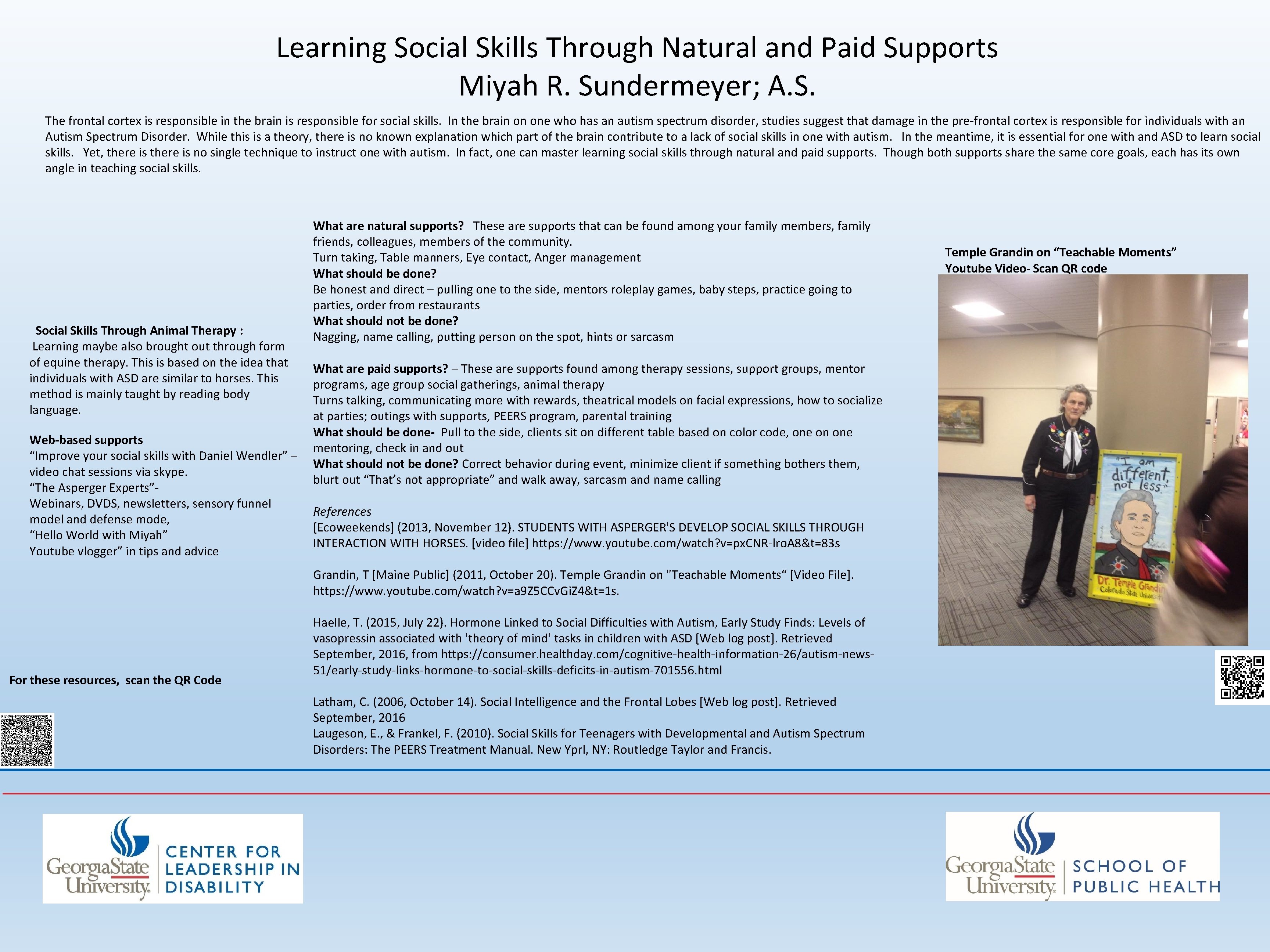 Learning Social Skills Through Natural and Paid Supports