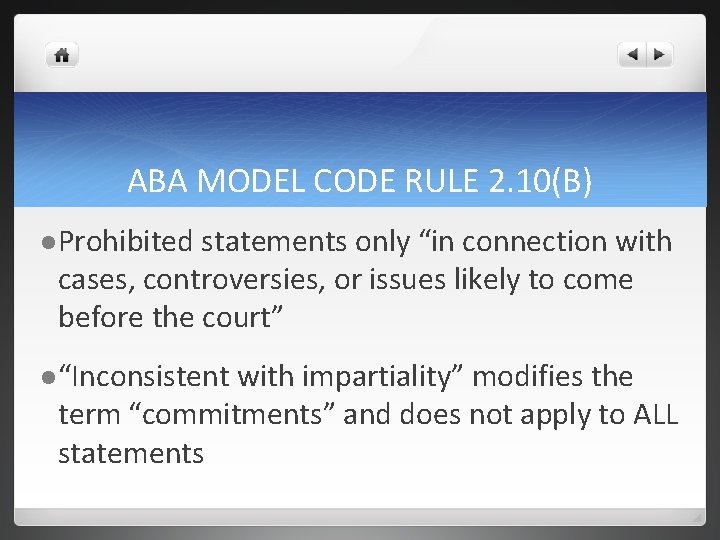 CALIFORNIA CODE OF JUDICIAL ETHICS Hon Tom Hollenhorst