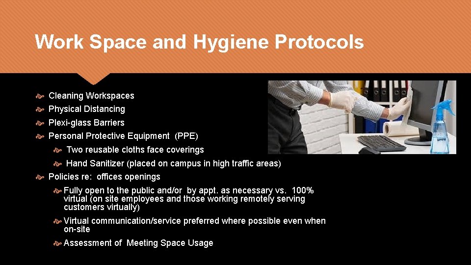 Fall 2020 Return to Work Human Resources Planning