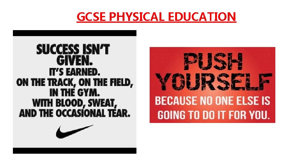 GCSE PHYSICAL EDUCATION help relieve stress and prevent