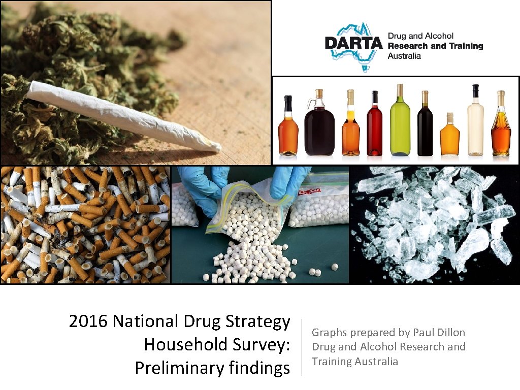 2016 National Drug Strategy Household Survey Preliminary findings
