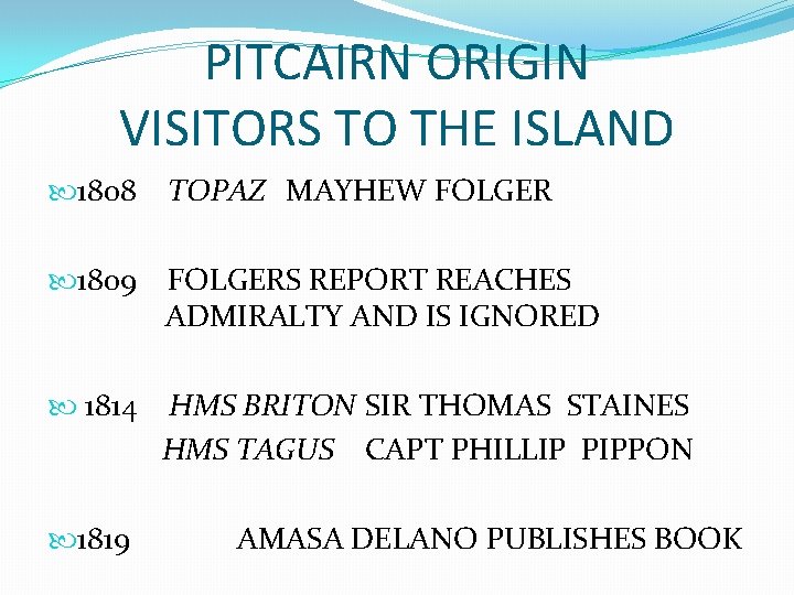 THE FATE OF FLETCHER CHRISTIAN By Roger StuartAndrews