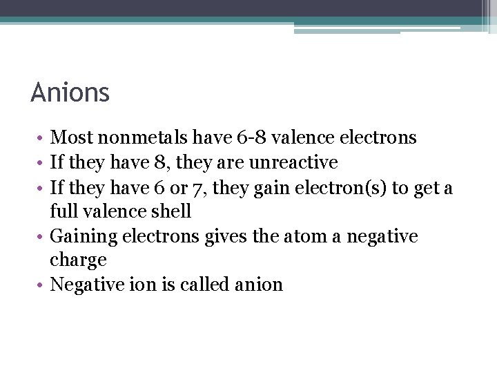 Applied Physics and Chemistry Bohr Models and Ions
