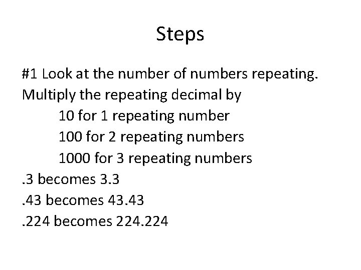 Algebra Concepts Section 5 2 Decimals and Fractions