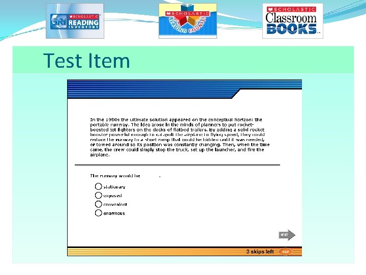 SRI SRC and Classroom Books as a solution