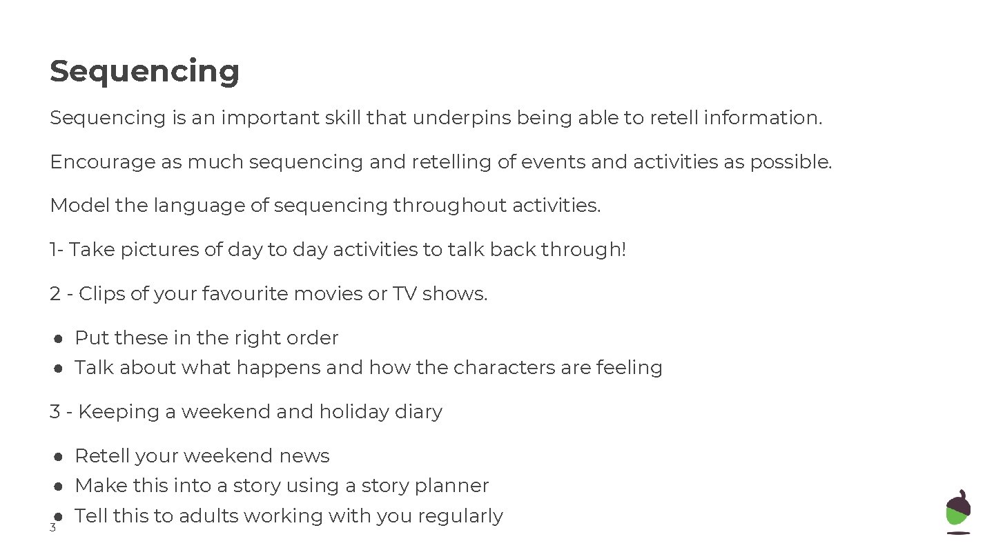 Beginning to Retell Lesson 8 of 14 on