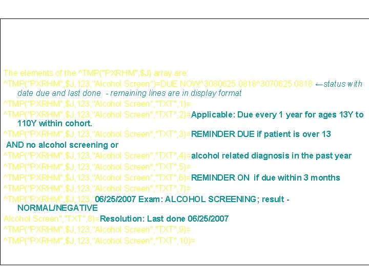 Clinical EHR Reminders Testing Testing reminders General You