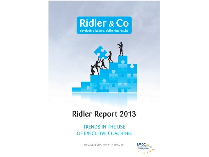 STRUCTURE OF THIS SESSION Overview of Ridler Report