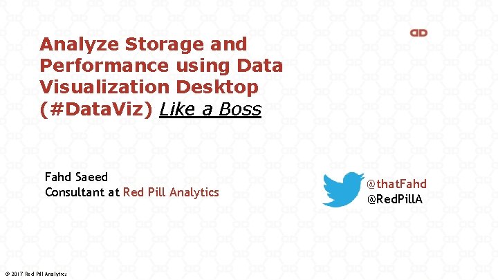 Analyze Storage and Performance using Data Visualization Desktop