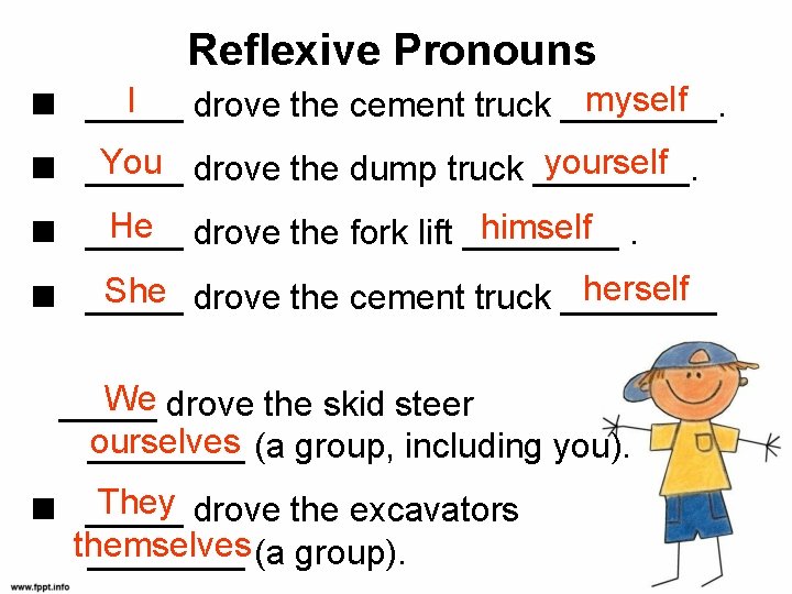 Personal Pronouns Personal pronouns take the place of