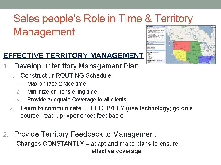 IMM CHAPTER 9 SelfManagement Time Territory LEARNING OUTCOMES