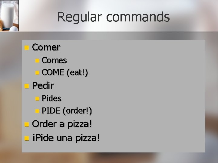 Calentamiento Using Direct Object Pronouns answer the following