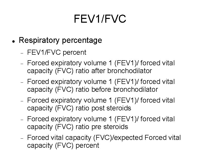 Observables in Procedure Hierarchy Evaluation procedure 17047 concepts