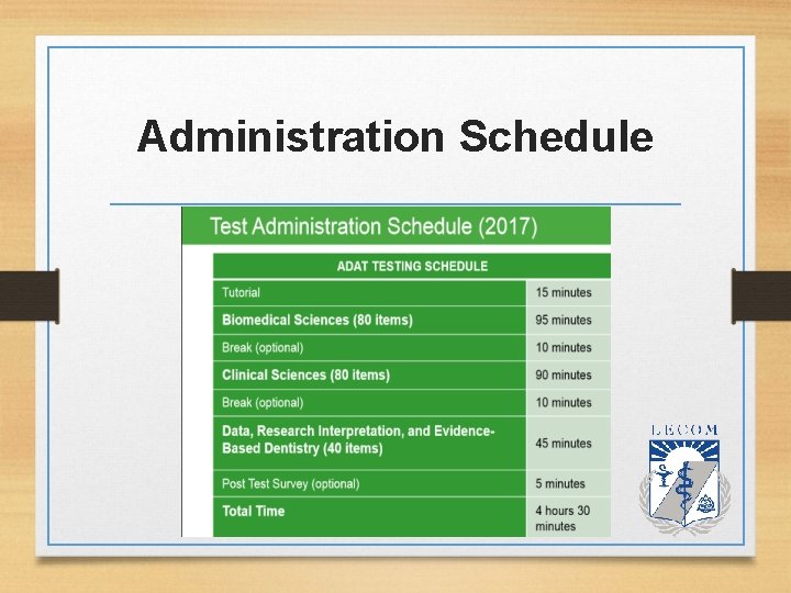 Advanced Dental Admission Test ADAT Logan Poff Background