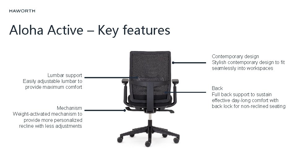 Aloha Active Mesh Back Sales presentation 2021 Aloha