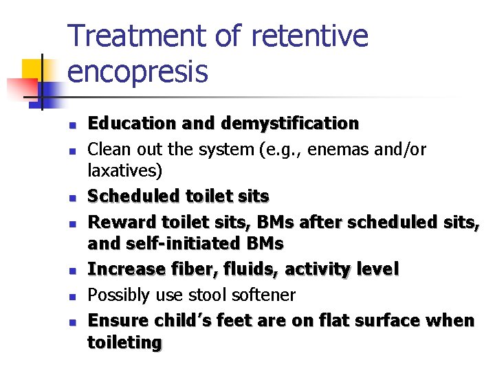 Toileting Sleeping and Eating Three Daily Common Problems