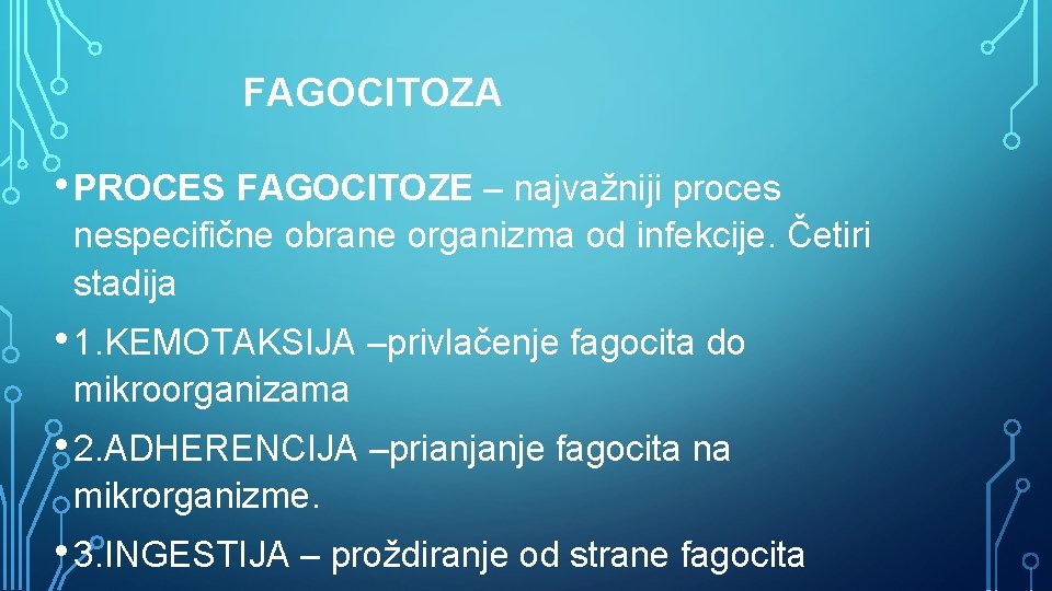 IMUNOLOKE SEROLOKE METODE U MIKROBIOLOKOJ DIJAGNOSTICI Predmet Medicinska
