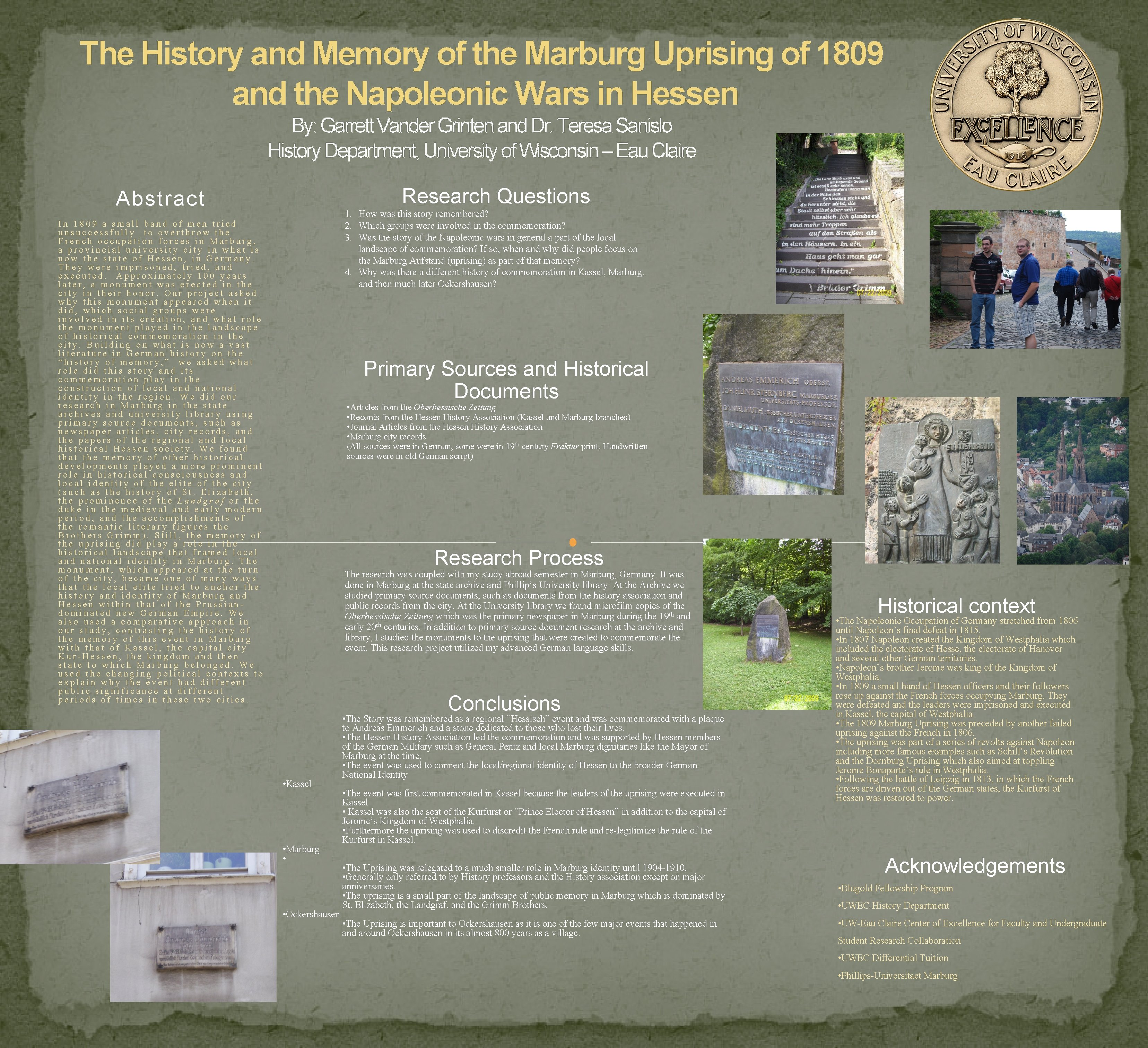 The History and Memory of the Marburg Uprising