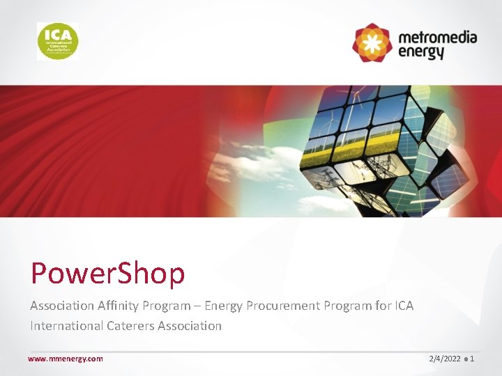 Power Shop Association Affinity Program Energy Procurement Program