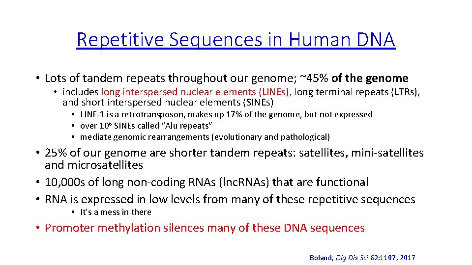 Epigenetics and its Future Role in the Diagnosis