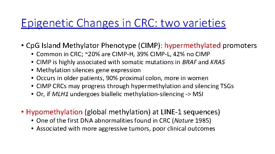 Epigenetics and its Future Role in the Diagnosis