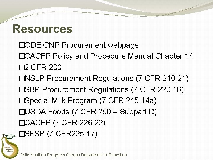 Introduction to Procurement 2 CFR 200 317 326