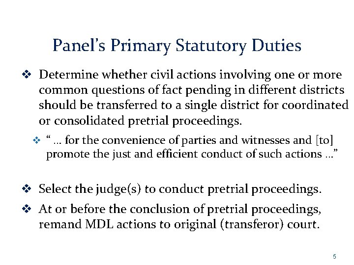 Everything You Wanted to Know about the JPML