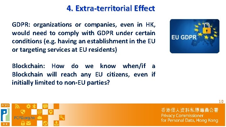5 June 2019 GDPR and Blockchain Are they