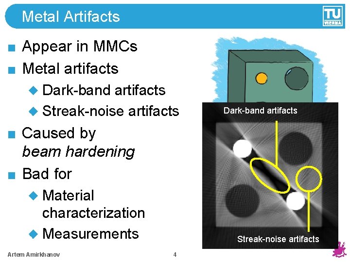 ProjectionBased MetalArtifact Reduction for Industrial 3 D Xray