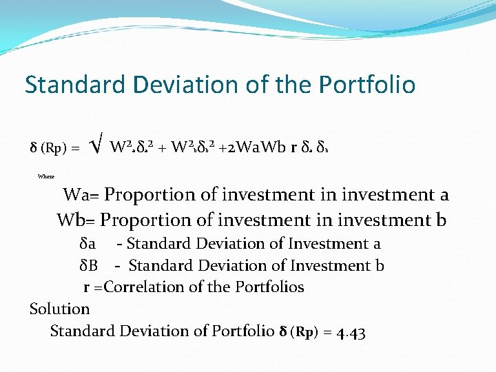 PORTIFOLIO THEORY Prepared by Lucky Yona Management Consultant
