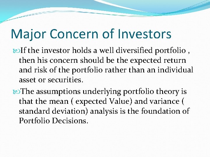 PORTIFOLIO THEORY Prepared by Lucky Yona Management Consultant