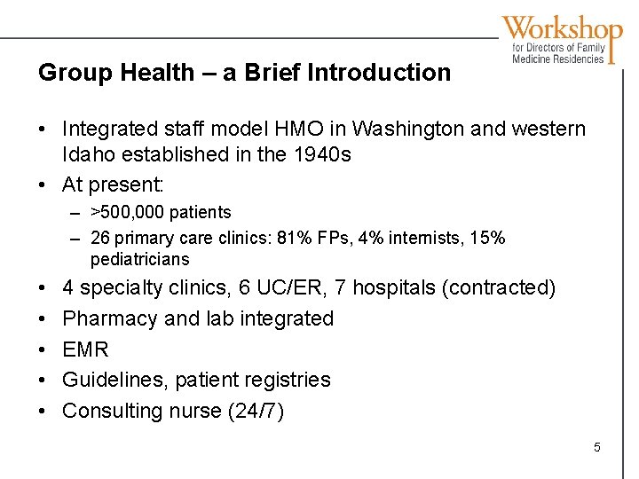 Beyond the Medical Home Teaching and Interdisciplinary Care