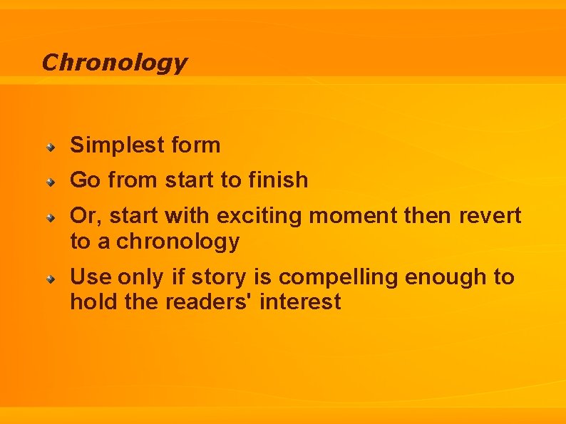 Story structure Is it a Story about overcoming