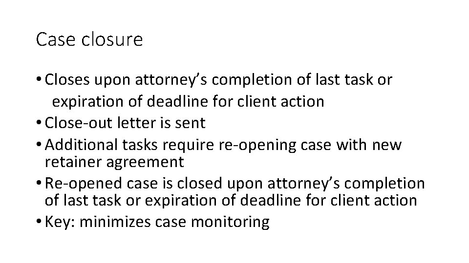 Perspectives from Practitioners Wayne Moore Law Office of