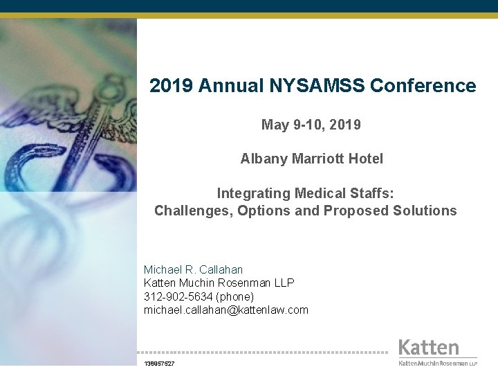 2019 Annual NYSAMSS Conference May 9 10 2019