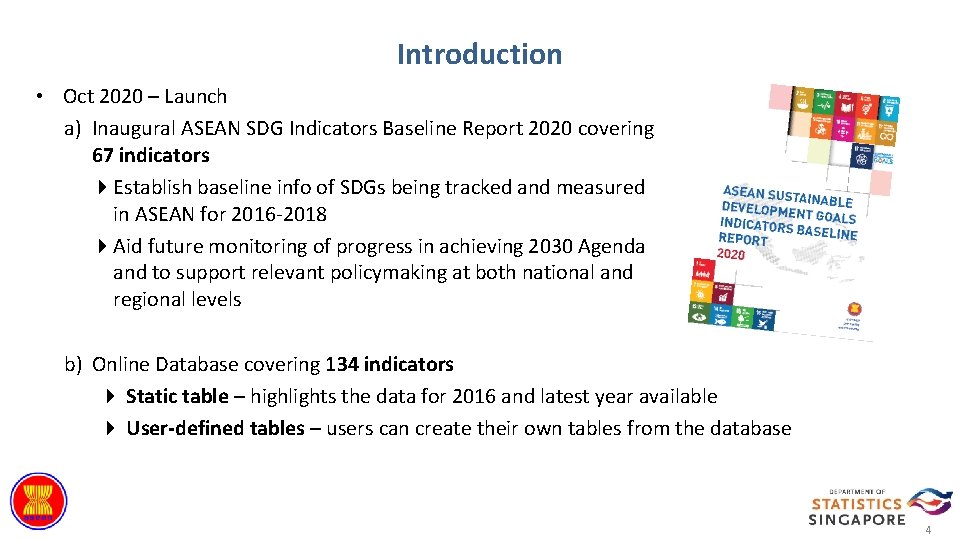 ASEAN SDG Indicators Baseline Report 2020 Singapore Department